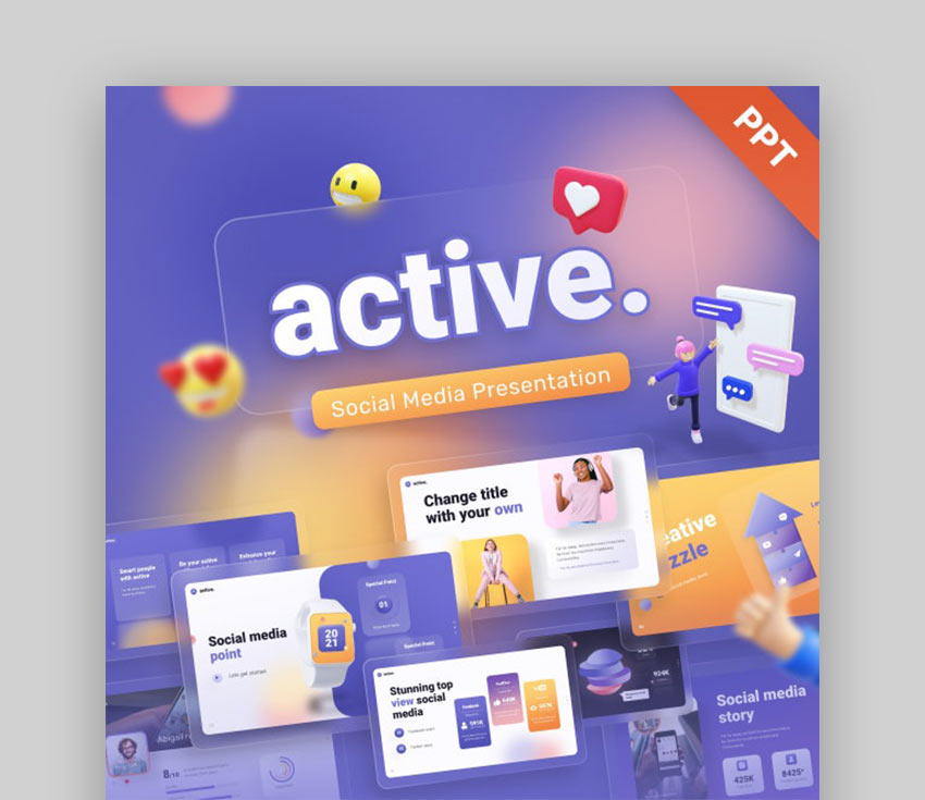 Cómo hacer presentaciones PPT de marketing de redes sociales | Envato Tuts+